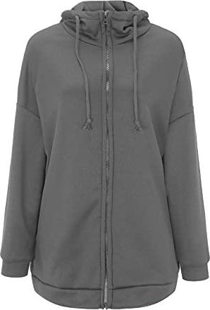 Generic Sweat a Capuche Femme Sweat Hoodie Pull Manche Longue Automne Hiver Top Blouse Chic et élégant Décontracté Sweatshirt à Capuche Veste Sport Femme Swea
