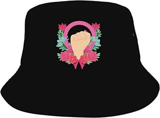 Generic Personnalisé Chapeau de Plage Les Droits des Femmes sont des Droits Humains Pecheur Chapeaux Anti-UV Bonnet de Soleil pour Outdoor Voyage Golf