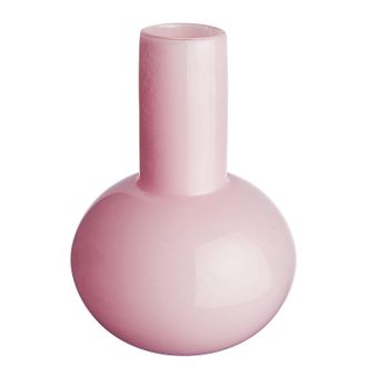 Butlers Vase Candy Glas Rose H&ouml;he 25cm | Dekovase f&uuml;r Tischdeko, Blumenvase f&uuml;r Regal | Dekoration Fensterbank Deko Wohnzimmer