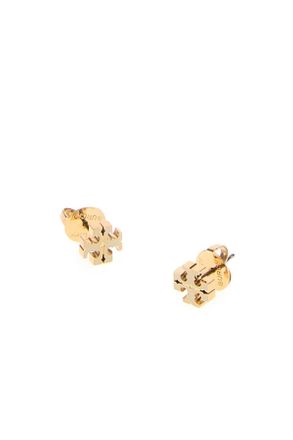 Tory Burch Womens White Metal Earrings Newivory Orecchini