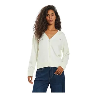 Guess Mini Triangle Cardigan - - Knitwear - Damen - Wei&szlig; - XS
