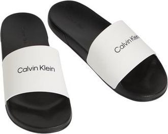 Calvin Klein Claquettes &agrave; logo