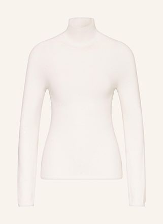 Rich & Royal Rollkragenpullover Mit Pailletten weiss