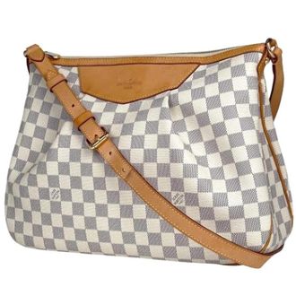Louis Vuitton Pre-owned Damier Azur Schultertasche - - Pre-owned - Damen - Wei&szlig; - ONE SIZE