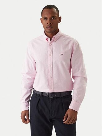 Tommy Hilfiger Hemd Solid Heritage MW0MW35774 Rosa Regular Fit