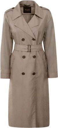 Moorer Femme, Manteaux, Beige, Taille: 40 FR Cleopatra DN1 Jacket
