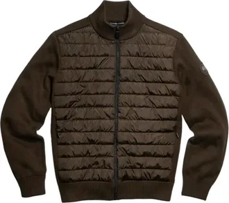 Canada Goose Homme, Vestes, Brun, Taille: XL Hybridge Knit Jacket Terra