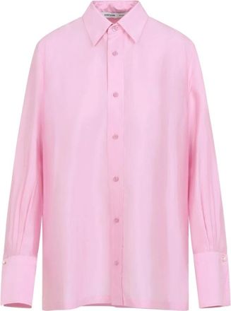 Carven Femme, Blouses et Chemises, Rose, Taille: 38 FR Chemise en soie
