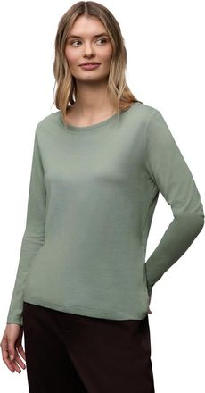 Street One Basic Rundhalsshirt Dark Serene Green 38
