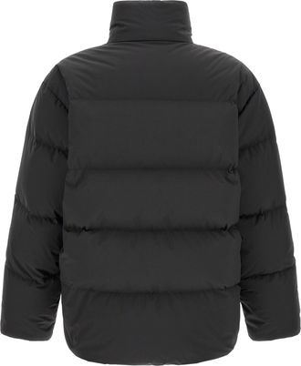 Saint Laurent Mens Black Polyester Full-Length Jacket Clothing