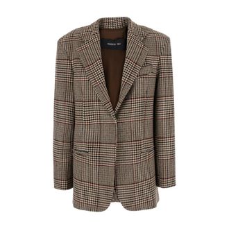 Federica Tosi Oversized Blazer Galles - - Jackets - Damen - Mehrfarbig - XS