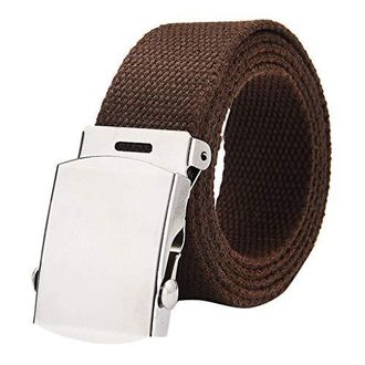Generic Ceinture Femme Grande Taille - Ceinture militaire ext&eacute;rieure unisexe en toile robuste pour entra&icirc;nement et usage quotidien homme