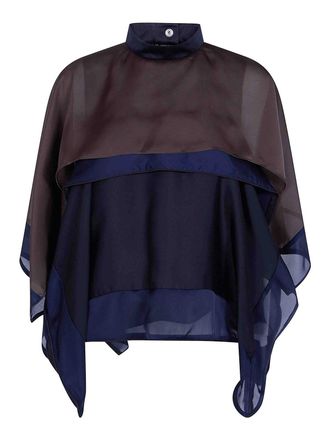 sacai Rollkragenpullover - Schwarz