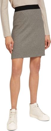 Tom Tailor Damen 1028854 Rock, 27834-Oyster Grey Melange, 46