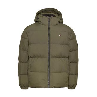 Tommy Jeans Gr&uuml;ne Daunenjacke Aw24 - - Jackets - Herren - Gr&uuml;n - S