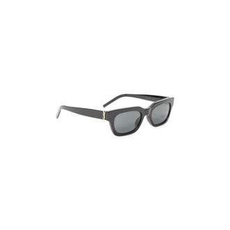 Saint Laurent Rechteckige Sonnenbrille - - Accessories - Damen - Schwarzk - ONE SIZE