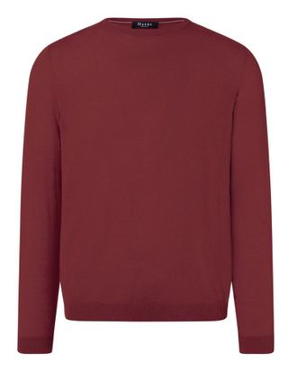 Maerz Rundhals-Pullover aus extrafeiner Summer Merinowolle in