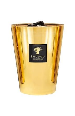 Baobab MAX24AU Kerzen, Glas, gold, 24 x 10 cm
