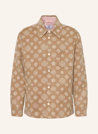 Casablanca Overjacket Aus Flanell beige