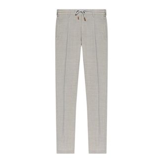 Eleventy Wollhose mit schmal zulaufendem Bein - - Trousers - Herren - Grau - W36