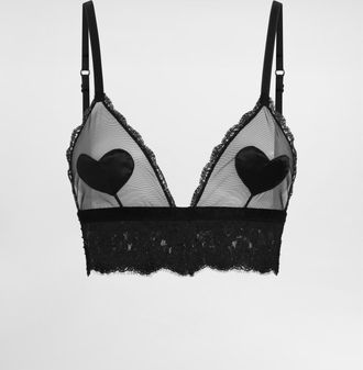 Dolce & Gabbana Bh Aus T&uuml;ll Und Spitze - Frau Unterw&auml;sche Schwarz 2