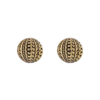 Marc Jacobs Ohrringe Marc Jacobs The Monogram Stud 2S4JER001J53 Goldfarben