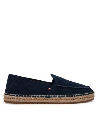 Tommy Hilfiger Espadrilles Hilfiger Flex Espa Suede Loafer FM0FM05392 Dunkelblau