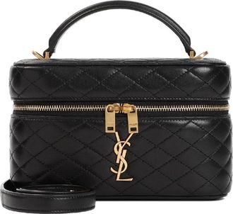 Saint Laurent Gaby Mini Vanity Bag - - Bags - Damen - Schwarzk - ONE SIZE