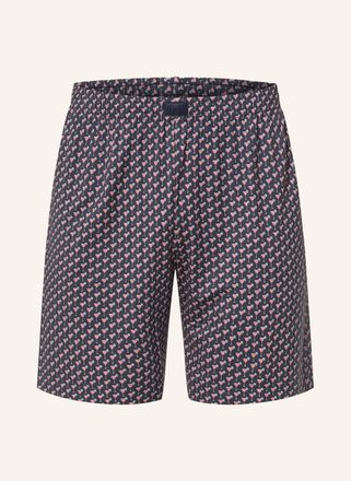 Mey Mey Schlafshorts Serie Midnight Drink blau