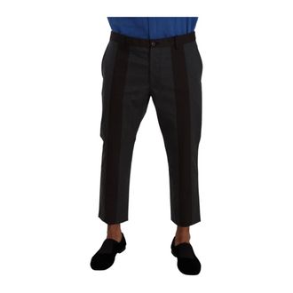 Dolce & Gabbana Cropped Hosen - - Trousers - Herren - Grau - M