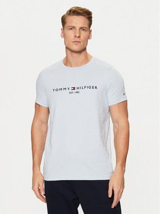 Tommy Hilfiger T-Shirt Tommy Logo MW0MW11797 Hellblau Slim Fit