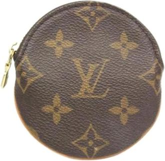 Louis Vuitton unisex, Pre-owned, Brun, Taille: ONE Size Portefeuille en toile Pre-owned
