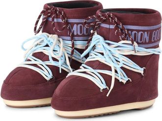 Moon Boot Winterboots - Mb Icon Low Suede Laces - Gr. 42_44 - in Rot - f&uuml;r Damen