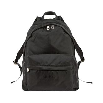 A.P.C. Logo-Print Rucksack - - Bags - Herren - Schwarzk - ONE SIZE