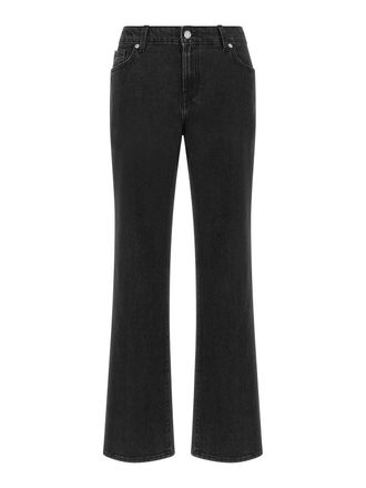 7 For All Mankind Jean &Eacute;vas&eacute; - Noir