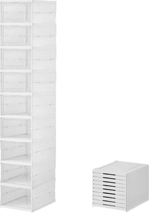 Generico Schuh-Organizer | Faltbares platzsparendes, zusammenklappbar und stapelbar für Schuhe zu Hause, Schlafzimmer, Büro, Flur