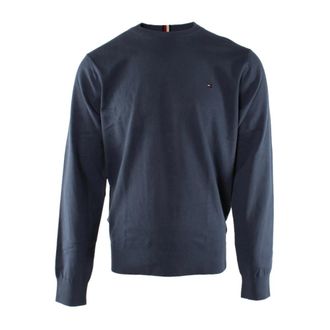 Tommy Hilfiger Rundhals-Strickware - - Knitwear - Herren - Blau - 2XL