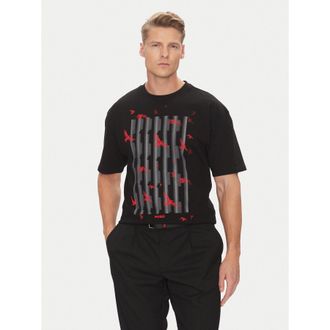 HUGO BOSS T-Shirt Digraph 50542581 Schwarz Oversize