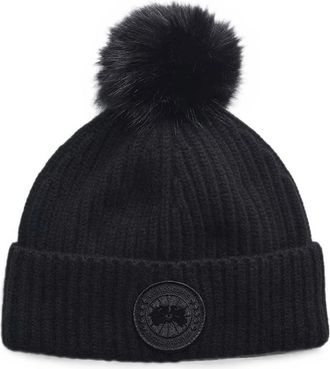 Canada Goose 5106W-9061 Cashmere Blend Pom Toque