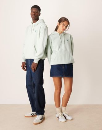 adidas Originals Essentials - Oversize-Kapuzenpullover in Salbeigr&uuml;n