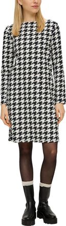 s.Oliver Jerseykleid mit Ottoman-Struktur
