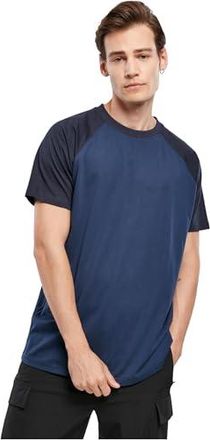 Urban Classics T-Shirt Raglan Contrast Homme T-Shirt Manches Courtes Bleu/Bleu foncé S