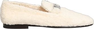 Dolce & Gabbana Homme, Chaussures, Blanc, Taille: 41 EU Mocassins habill&eacute;s en peau lain&eacute;e
