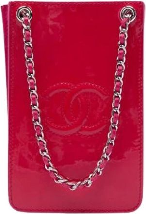 Chanel Pre-owned Cuir sacs-chanel - Femme - Pre-owned - Rose - Taille: ONE Size
