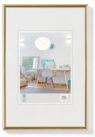 Walther Design Bilderrahmen gold 20 x 30 cm 5er Pack, New Lifestyle Kunststoffrahmen KV030G5