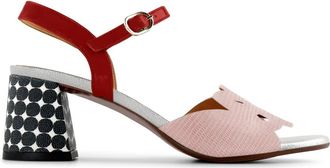 Chie Mihara Femme, Chaussures, Multicolore, Taille: 38 EU Sandales en cuir &agrave; brides avant tress&eacute;es