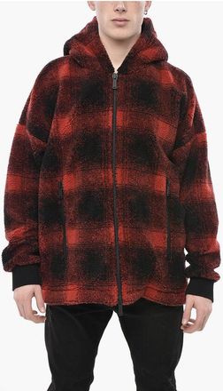 Dsquared2 Buffalo-Check Sherpa Jacket with Hood size Xxl