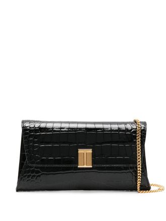 Tom Ford pochette Nobile en cuir - Noir