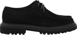 Dolce & Gabbana Moc Toe Black Suede Flat Shoes - Gr. 40,5 (EU) - in Schwarz