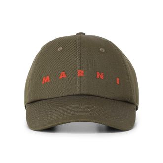 Marni Cap mit Logo-Stickerei